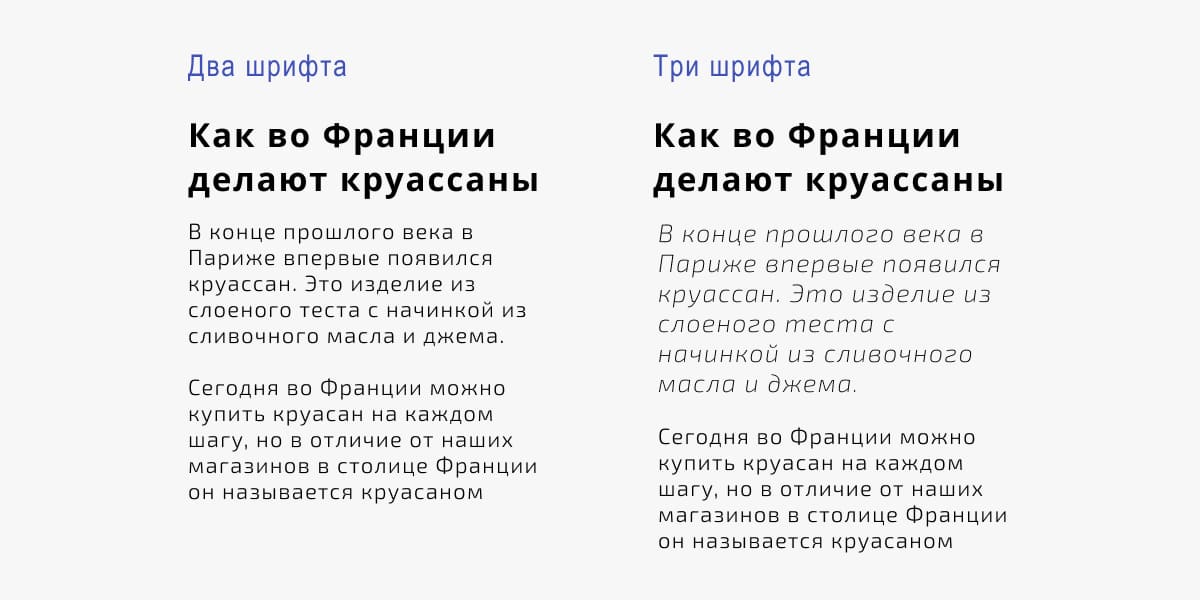 Как подбирать шрифтовые пары для веба и соцсетей